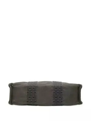 Hermès Canvas Herline Pm Tote Bag - Grey