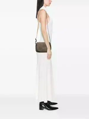 Fendi 2000-2010 Zucchino Canvas Crossbody Bag