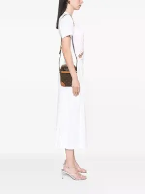 LOUIS VUITTON 2000 Monogram Danube Crossbody Bag - Brown