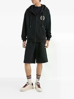Dolce & Gabbana Zip-up Long-sleeve Hoodie - Blue