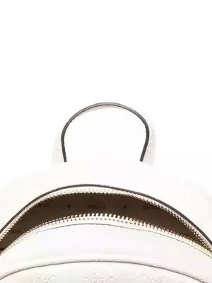 Guess Embossed-logo Backpack - Neutrals