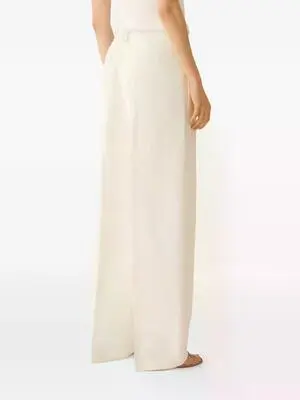 Fabiana Filippi Elasticated Wide Leg Trousers - Neutrals