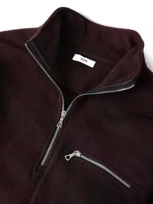 RIER Zip-neck Polo Top