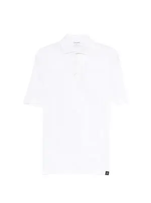 GRAN SASSO Logo-patch Polo Shirt - White