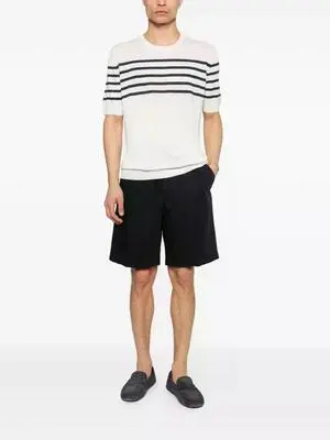 GRAN SASSO Striped Round-neck T-shirt