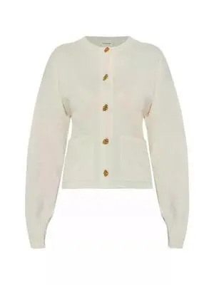 BY MALENE BIRGER Veronika Embellished Cardigan - Neutrals