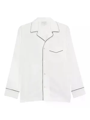 FORTE_FORTE Trim Long-sleeve Shirt - White