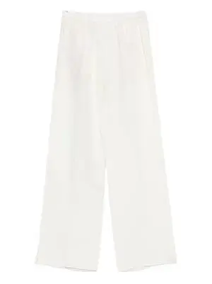 FORTE_FORTE Elasticated Trousers - White