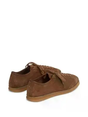 HENDERSON BARACCO Suede Low Top Sneakers - Brown
