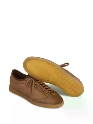 HENDERSON BARACCO Suede Low Top Sneakers - Brown