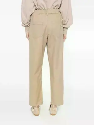Brunello Cucinelli Elasticated-waist Trousers - Neutrals