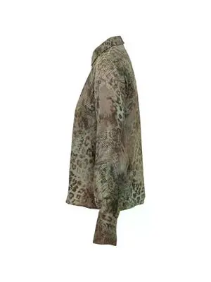 Ba&sh Cornelia Printed Shirt - Green