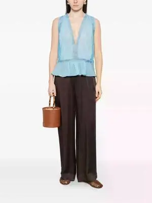 FORTE_FORTE Lace-panel Top