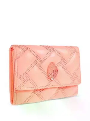 Kurt Geiger Kensington Embellished Leather Wallet - Pink