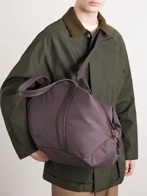 Loro Piana Winch Leather-trimmed Storm System® Duffle Bag