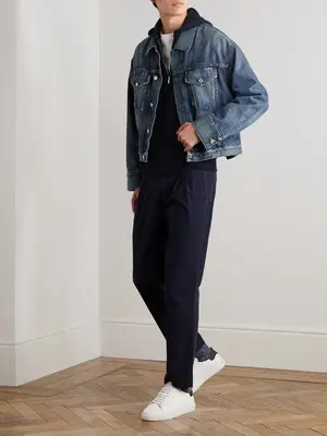 ALLUDE Virgin Wool And Cashmere-blend Zip-up Hoodie
