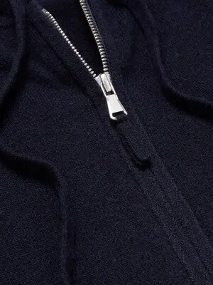 ALLUDE Virgin Wool And Cashmere-blend Zip-up Hoodie