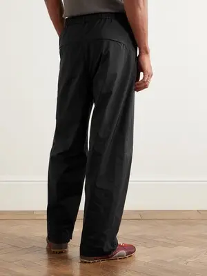 AMOMENTO Straight-leg Taffeta Trousers