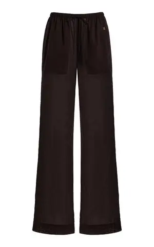 Eterne Brody Cotton Gauze Pants - Brown