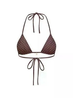 FAE SWIM Honey Reversible Bikini Top - Pink