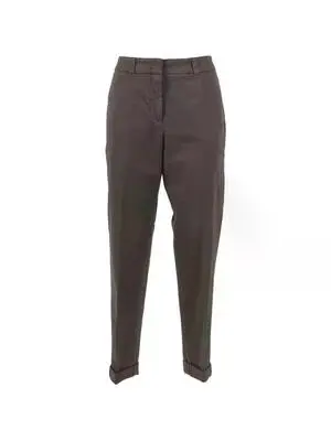 Peserico Tapered Trousers - Brown