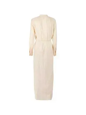 Emporio Armani Tie-front Midi Shirt Dress