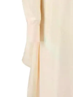 Emporio Armani Tie-front Midi Shirt Dress