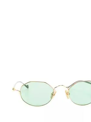 EYEPETIZER Bokaap Oval-frame Sunglasses - Gold