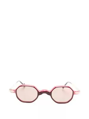 EYEPETIZER Geometric Sunglasses - Pink