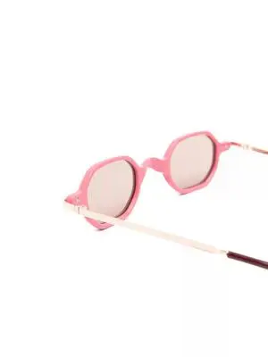 EYEPETIZER Geometric Sunglasses - Pink