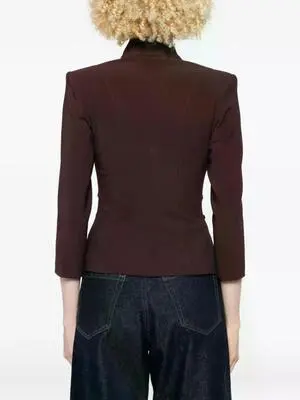 Elisabetta Franchi Fitted Jacket With Buckle Detail