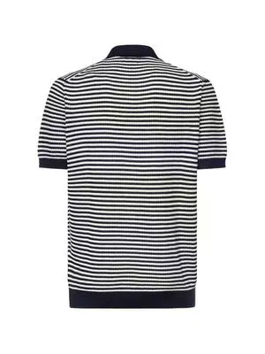 Eleventy Striped V-neck T-shirt