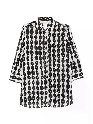 Marina Rinaldi Geometric-pattern Shirt