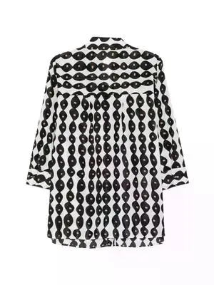 Marina Rinaldi Geometric-pattern Shirt
