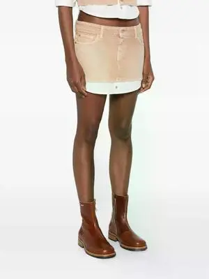 7 For All Mankind Button-fastening Mini Skirt