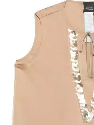 Marina Rinaldi Sequin-embellished Top