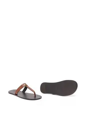 Saint Laurent Babylone Leather Sandals