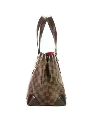 LOUIS VUITTON Hampstead Damier Ebène Tote Bag - Brown