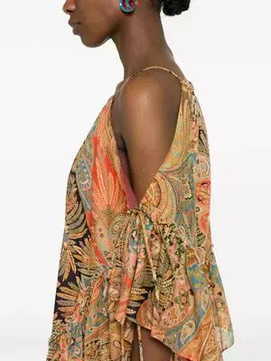 Etro Paisley-pattern Mini Dress