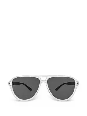 Amiri Silver Tone Eyewear For Men