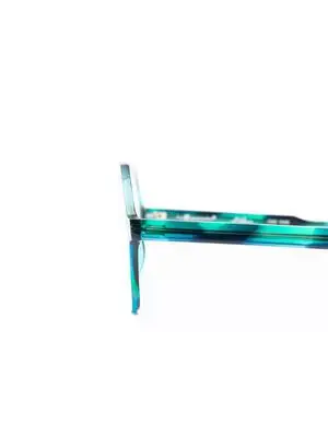 L.A. EYEWORKS Crumpet Geometric Eyeglasses