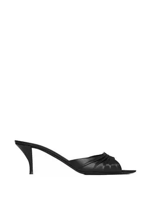 Saint Laurent Twisted Logo Sandals