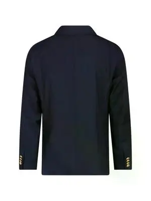 Tagliatore Double-breasted Wool Blazer - Blue
