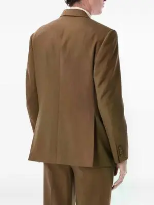 LARDINI Double-breasted Four-button Jacket - Brown