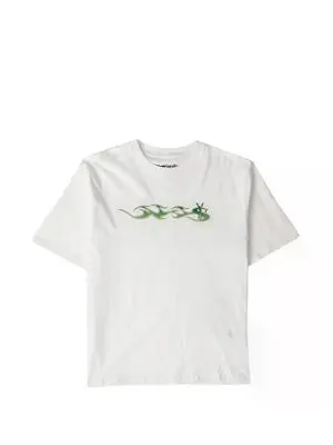 YARDSALE Flame-graphic T-shirt