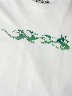 YARDSALE Flame-graphic T-shirt