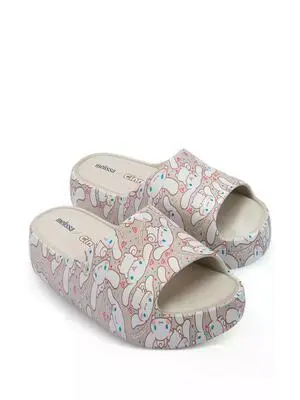 Melissa X Hello Kitty And Friends Free Platform Slides - Neutrals