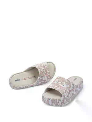 Melissa X Hello Kitty And Friends Free Platform Slides - Neutrals