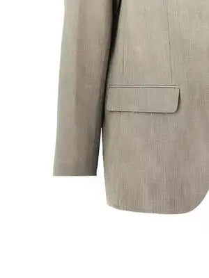 Emporio Armani Button Single Blazer - Neutrals