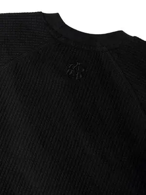 ABOUT:BLANK Raglan Sleeve Waffle Knit Top